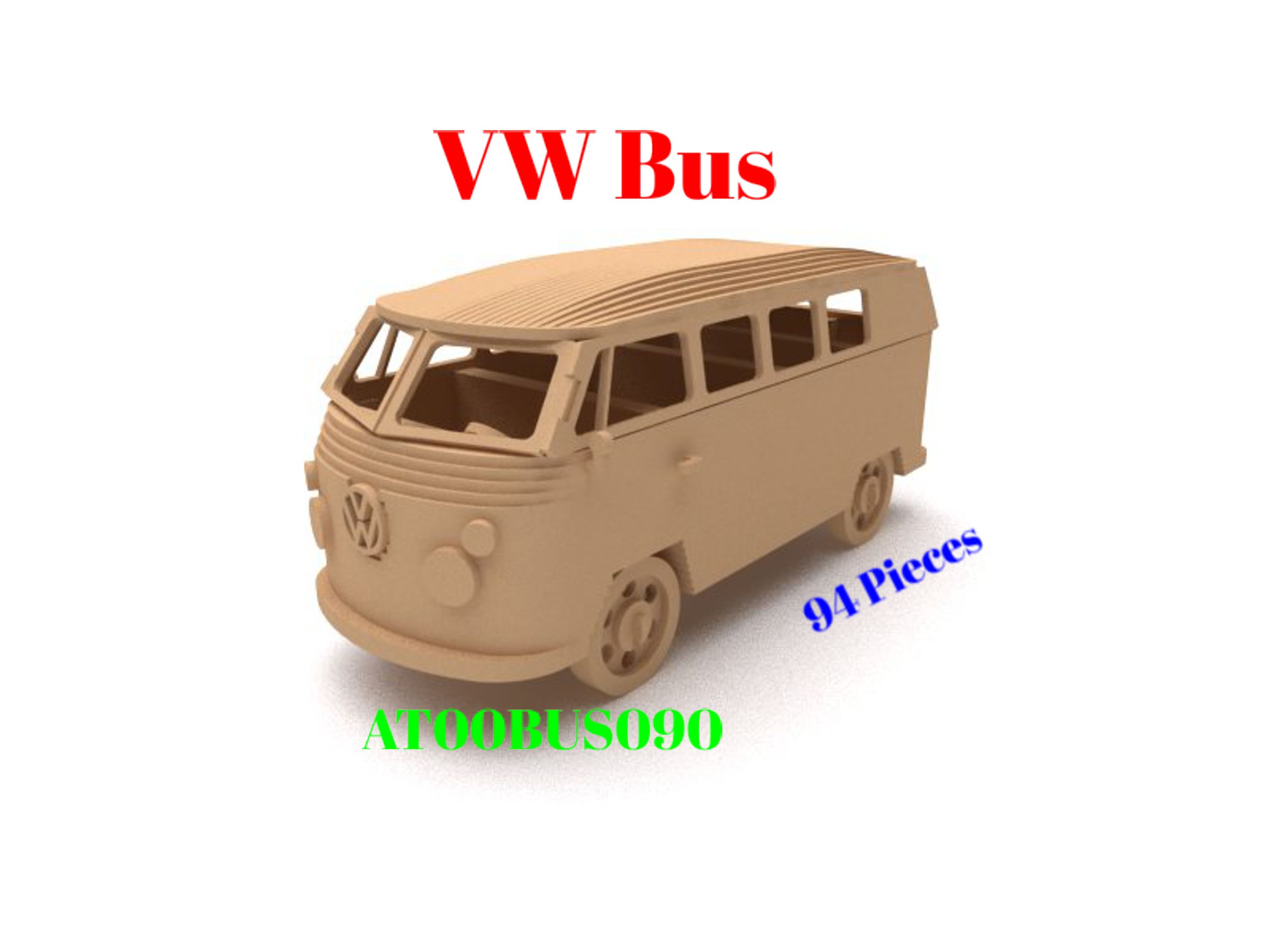 VW Bus | J.B.'s Wood Toys and Thing